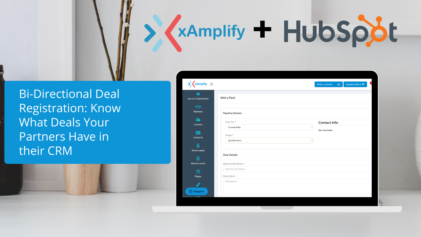 Intégration xAmplify pour HubSpot | Connecter cette intégration